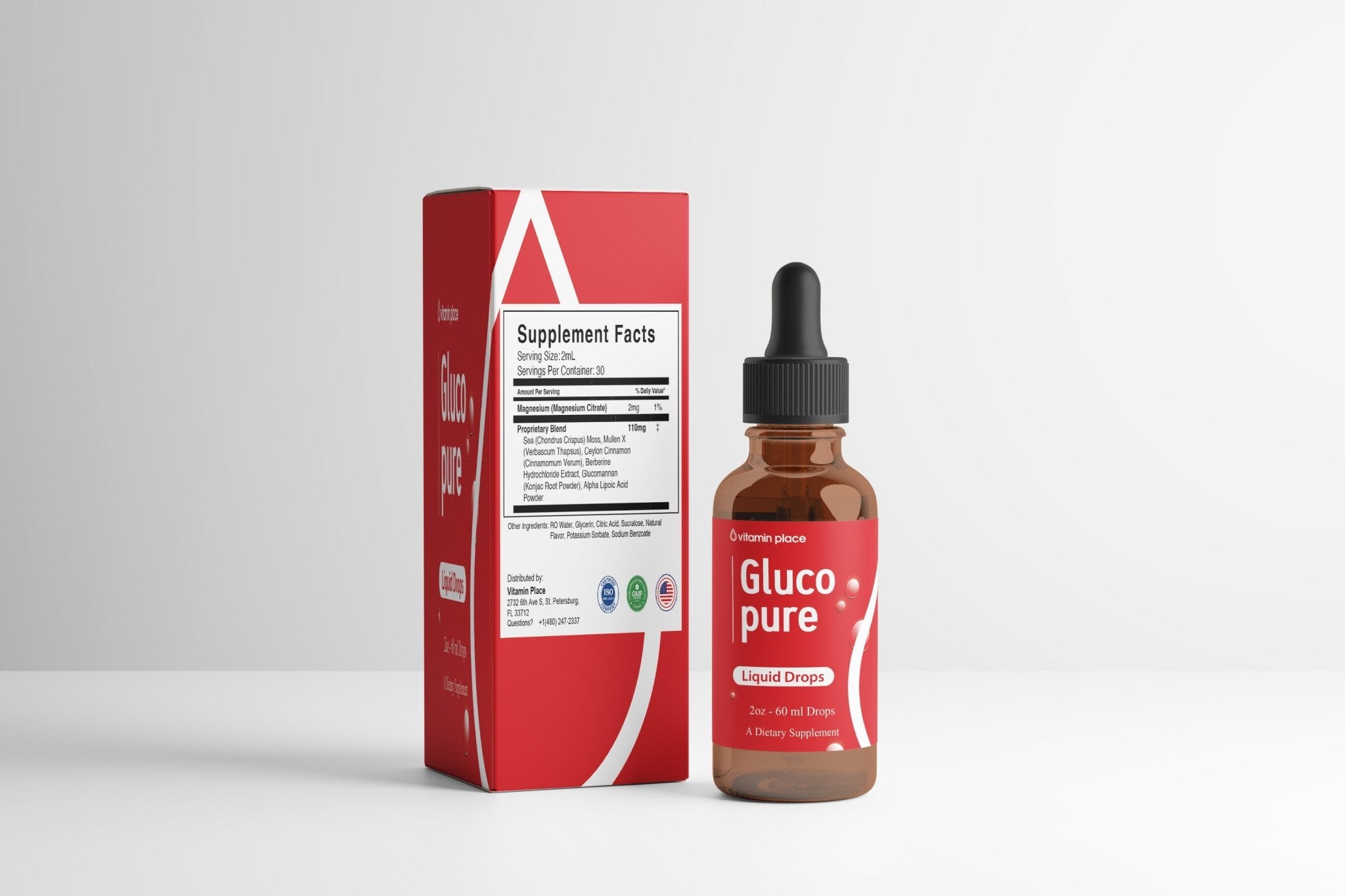 Gluco Pure Drops – Blood Sugar & Circulation | Vitamin-Place – Vitamin ...